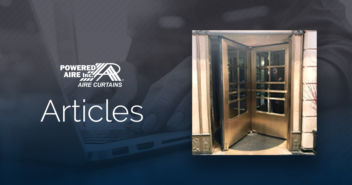 Revolving Door Air Curtains | Powered Aire Air Curtains & Air Doors