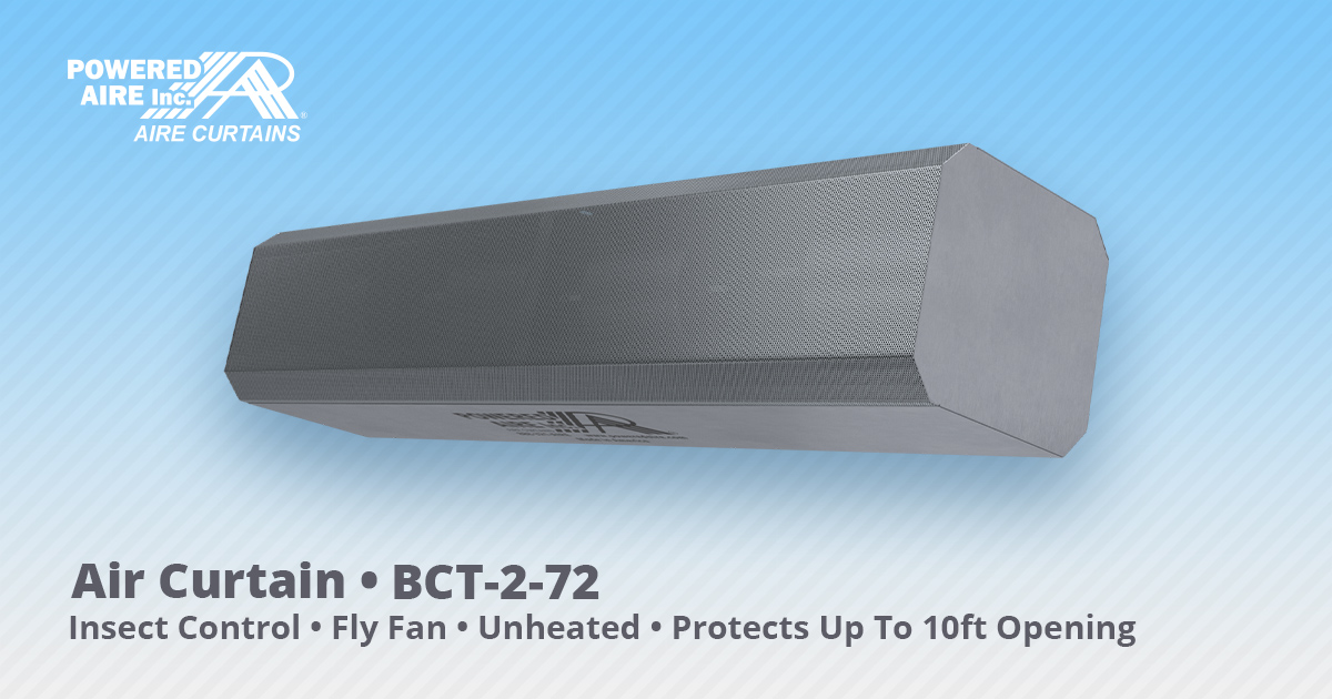 BCT-2-72 Air Curtain | 72" Insect Control 10ft High BCT