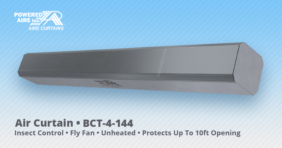 BCT-4-144 Air Curtain | 144" Insect Control 10ft High BCT